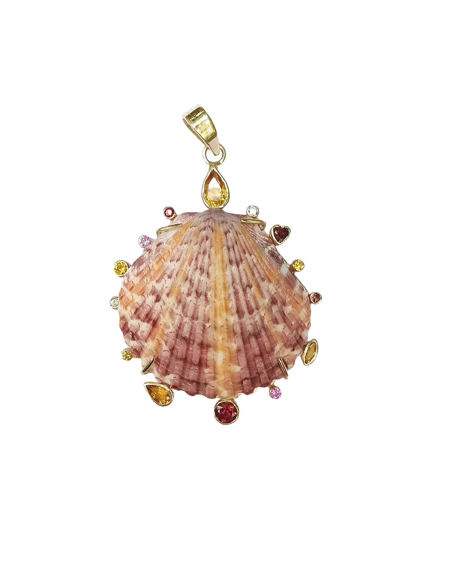 Pink/Yellow Shell Multicolor Halo – CCWW Designs