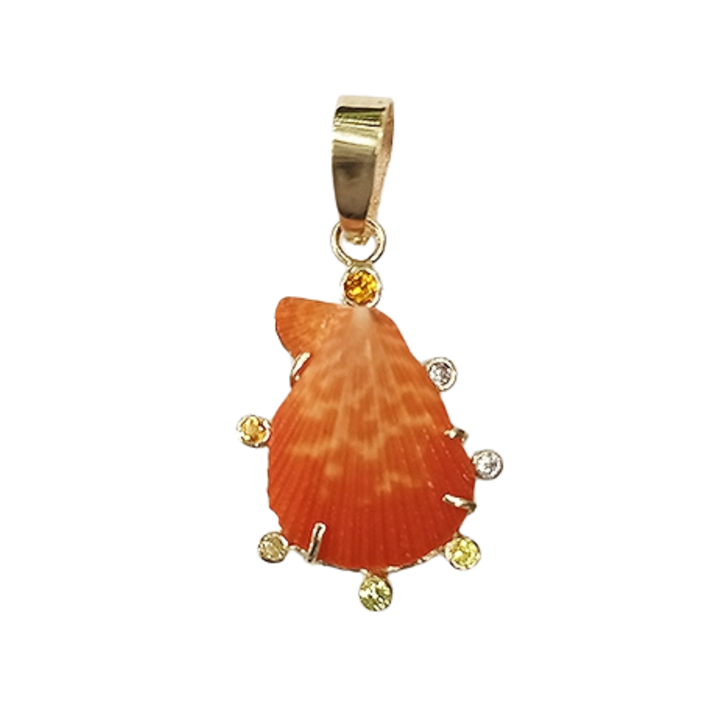 Orange Shell Halo – CCWW Designs