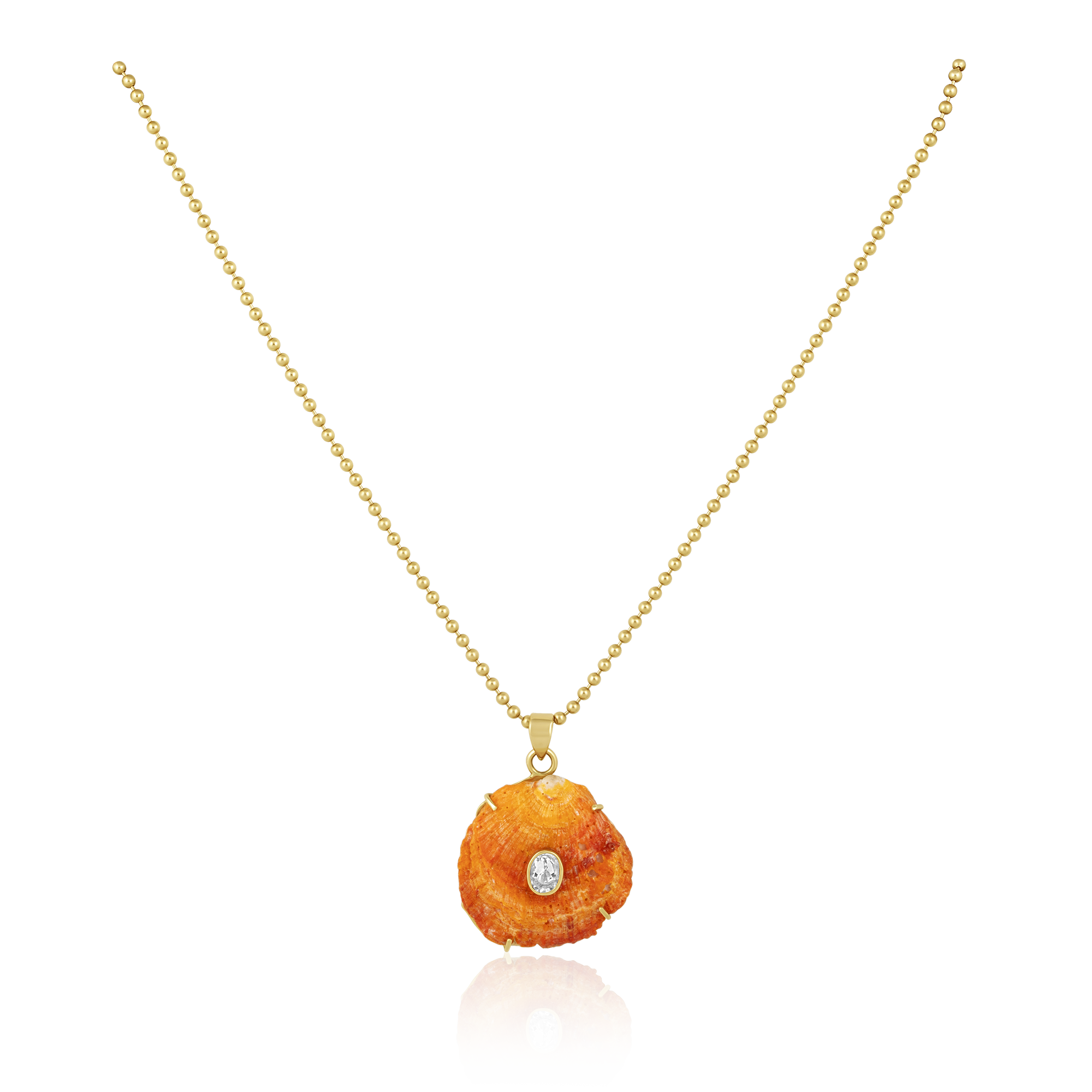 Orange Topaz Shell – CCWW Designs