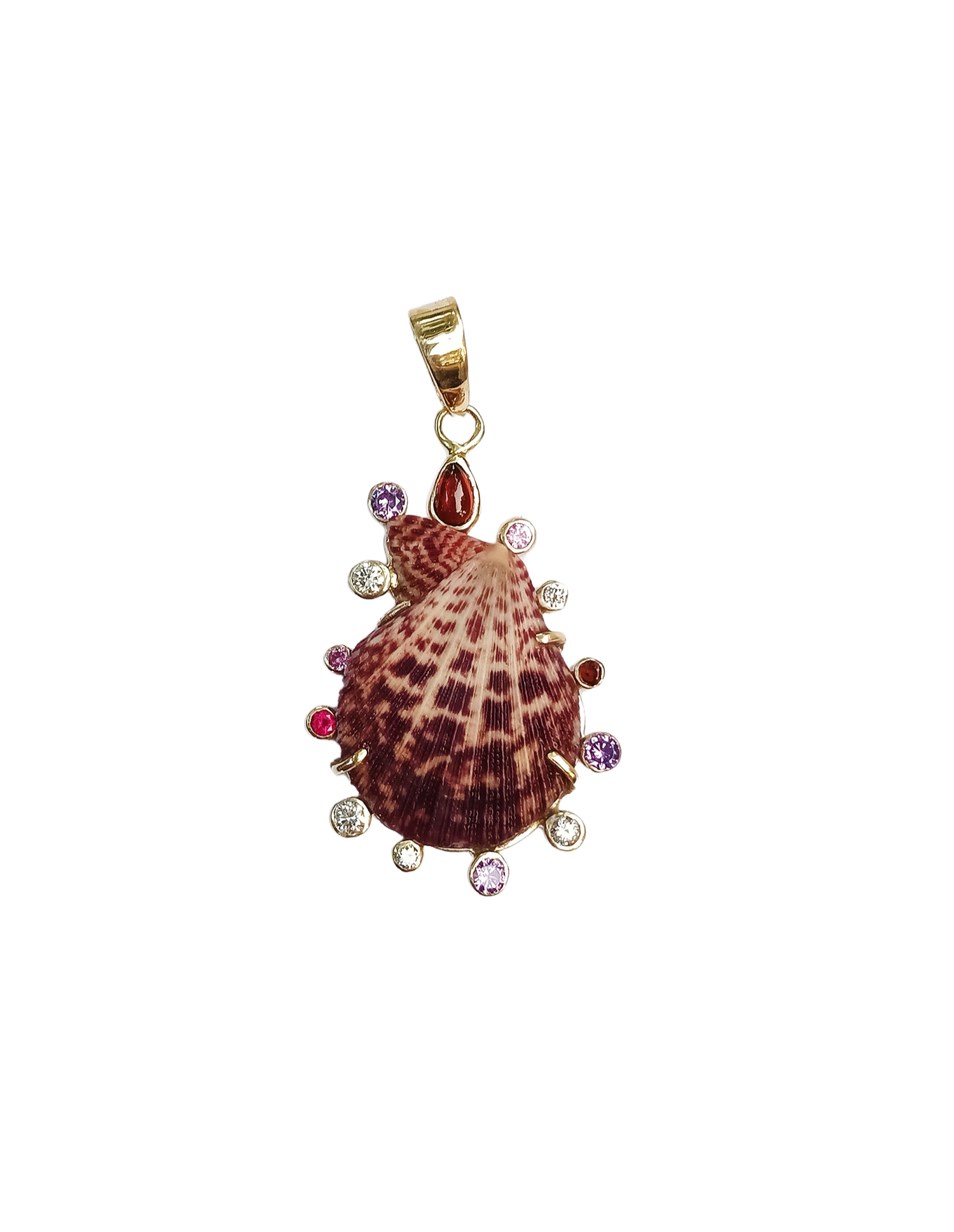 Purple Ombre Shell Halo – CCWW Designs