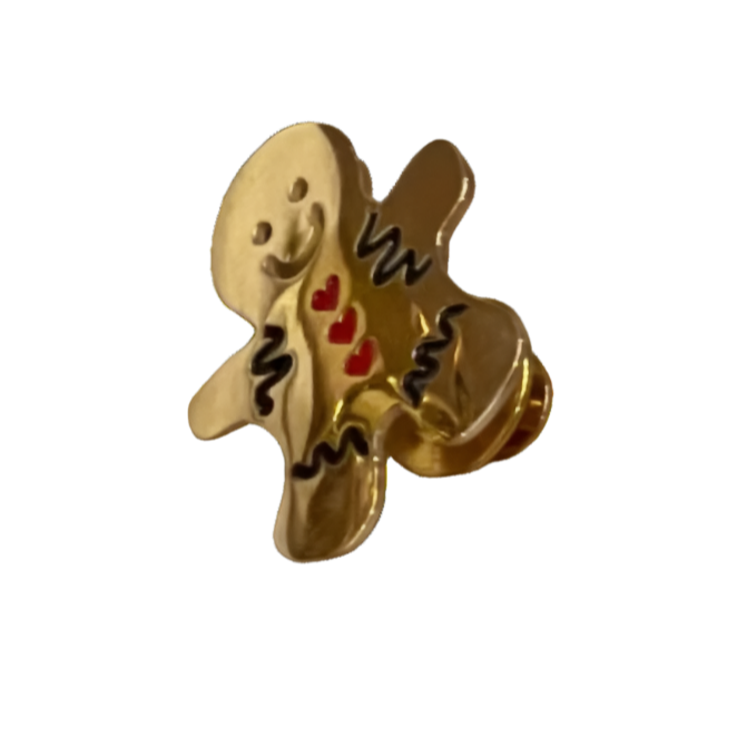 Gingerbread Man Pin – CCWW Designs