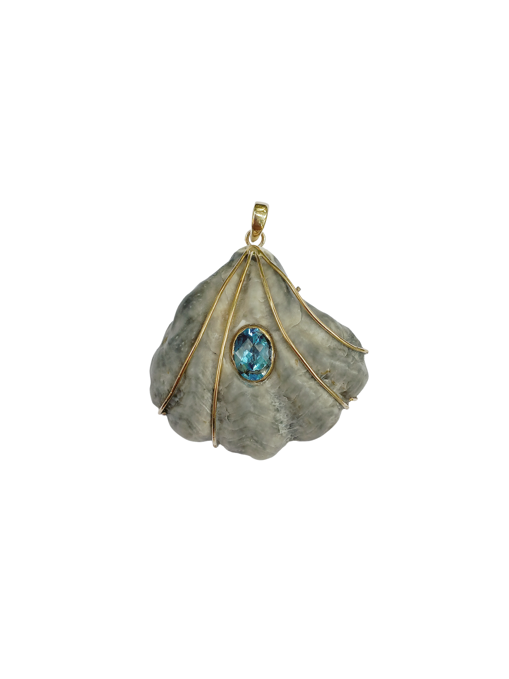 Br394- Grey Topaz Shell – CCWW Designs
