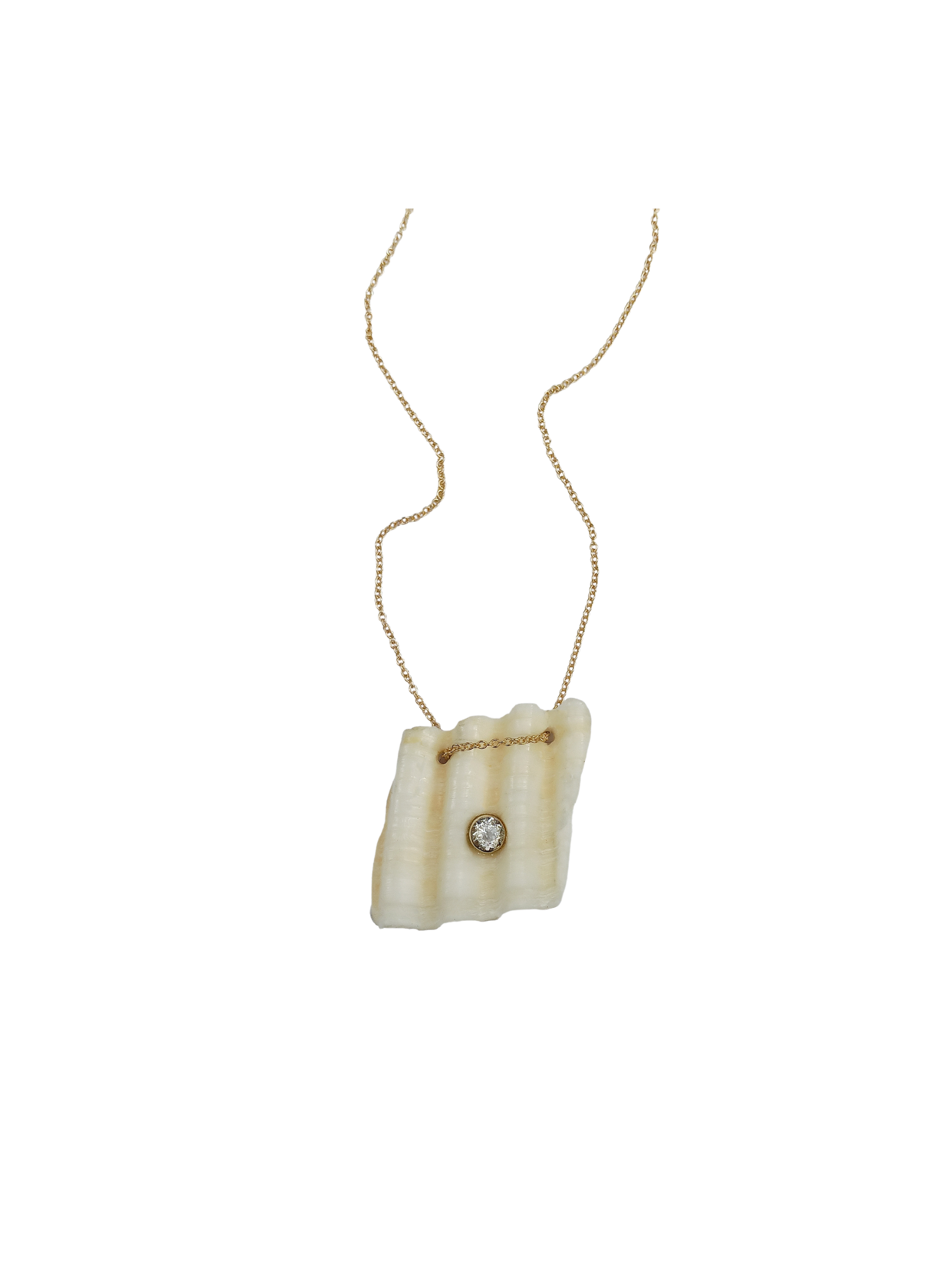 Br402- Topaz Shell Piece – CCWW Designs