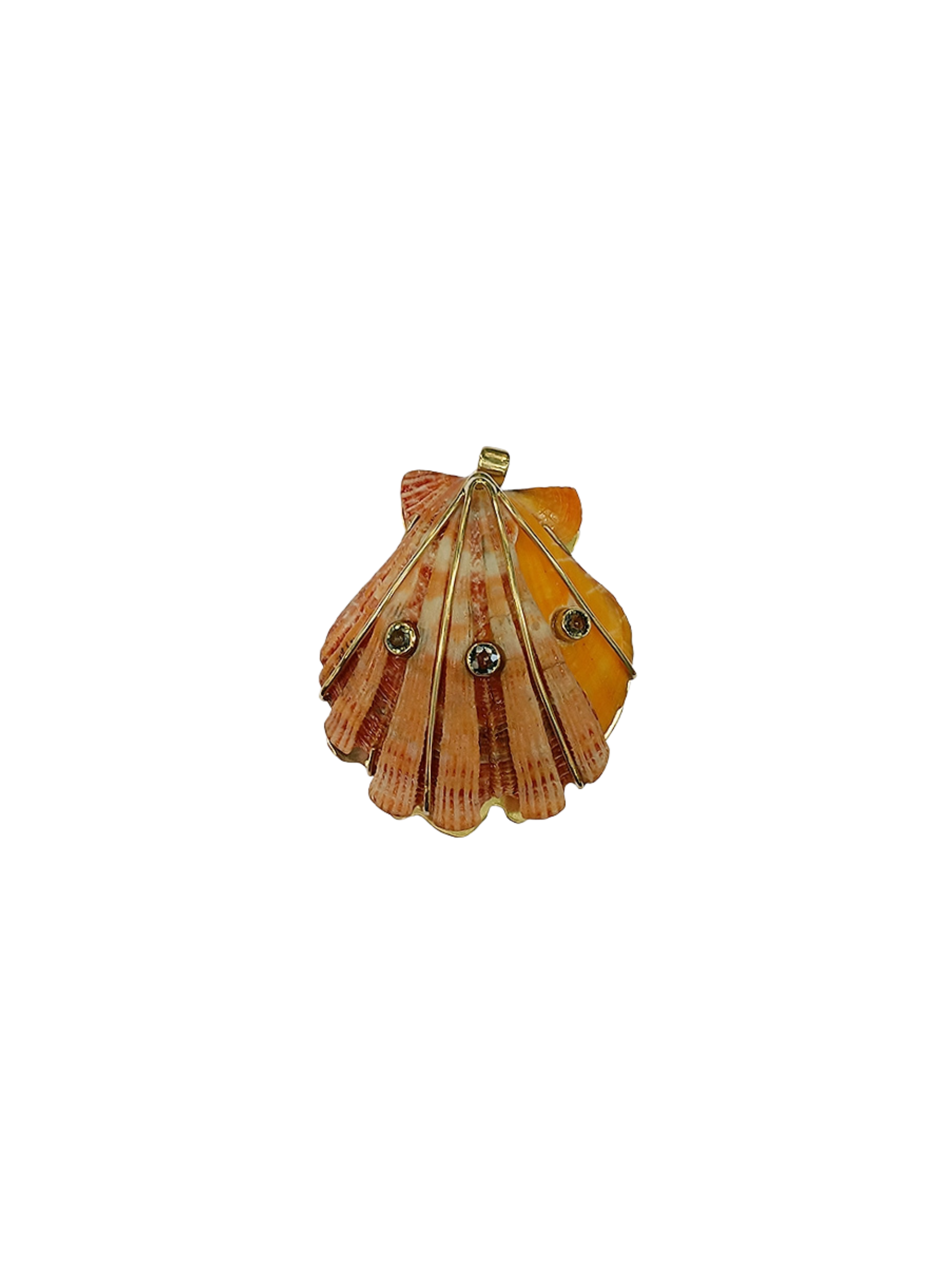 Joined Orange/Pink Shell – CCWW Designs